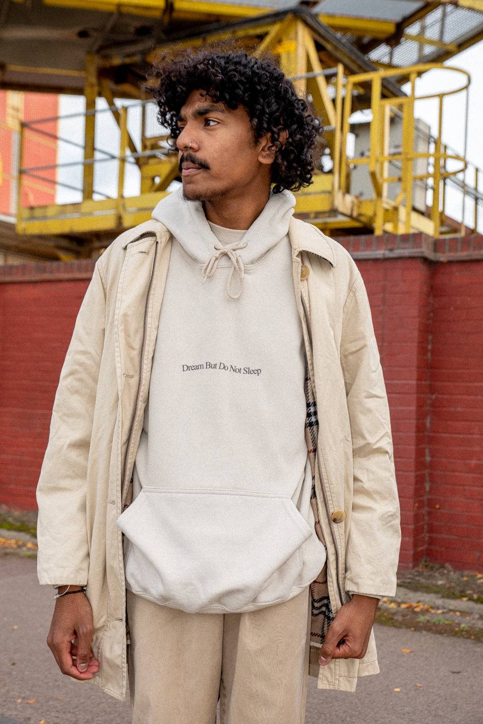 Infrared Print Sand Hoodie - Unisex Heavyweight Cotton – Dreambutdonotsleep